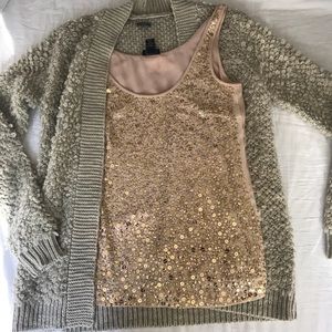 J. Crew | Tops | Jcrew Collection Silk Sequin Tank Nwt | Poshmark